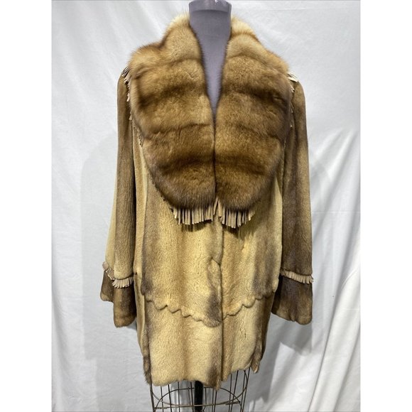 Unbranded | Jackets & Coats | Semisheared Mink Jacket W Golden Sable ...
